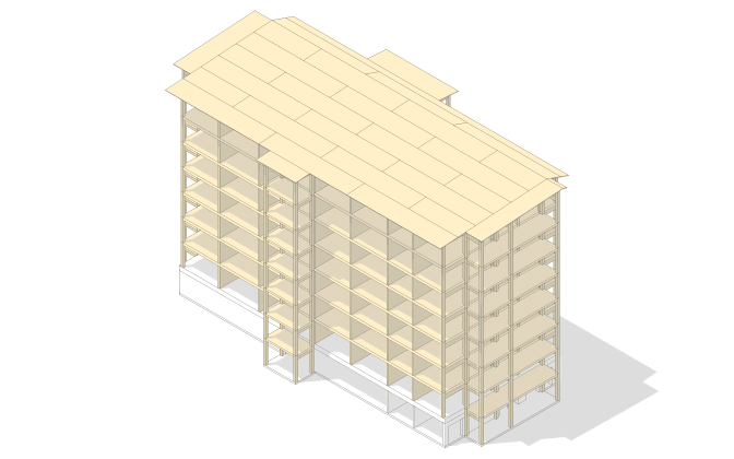 Residential 8 storeys for highly industrialized construction - Building ...